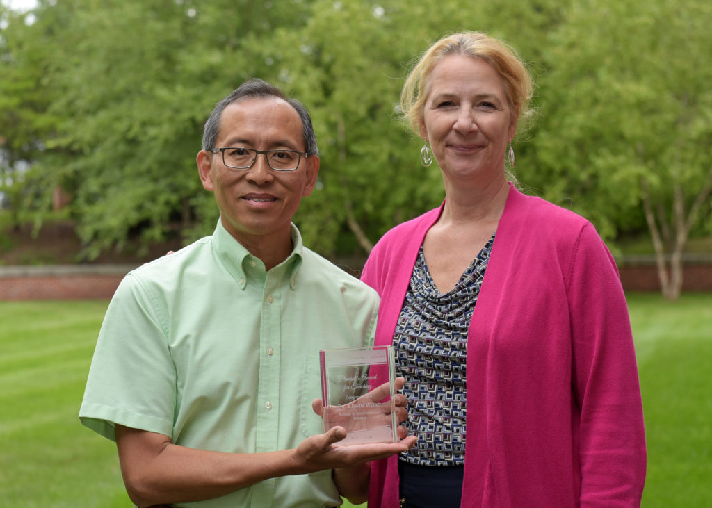 WCSU biologist Edwin Wong receives 2018 Provost’s Teaching Award – WCSU ...