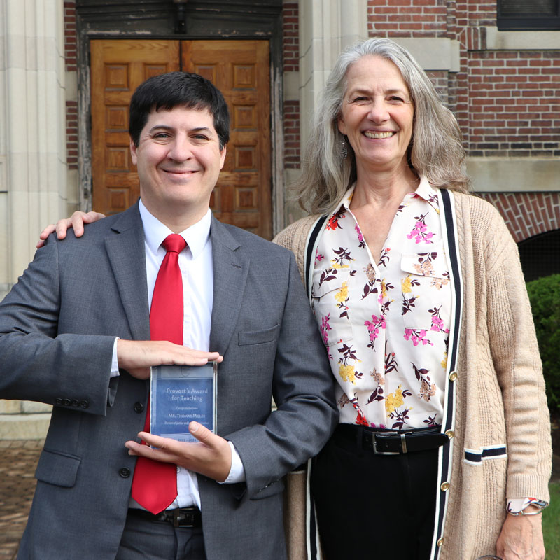 WCSU names Thomas Miller recipient of 2023 Provost’s Award for Teaching